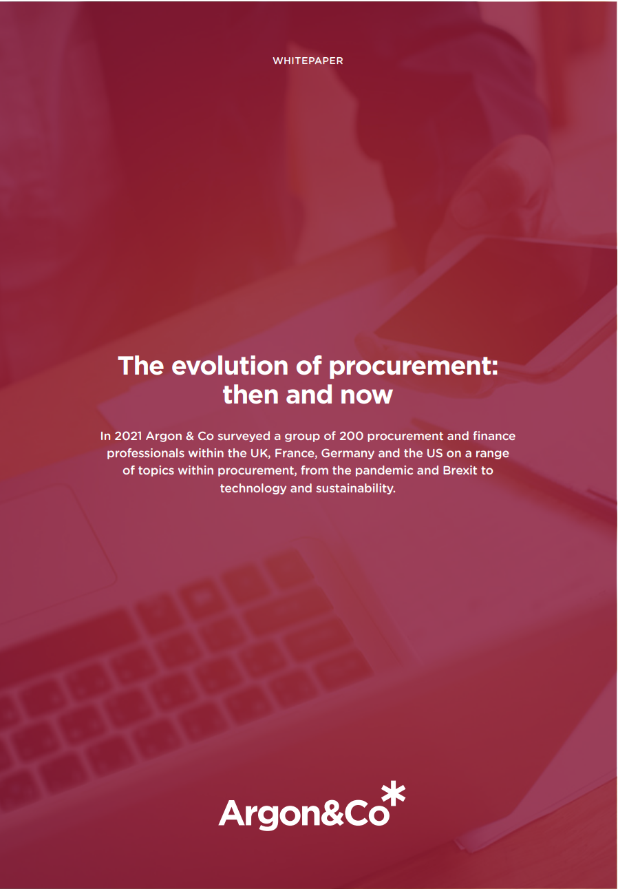 The evolution of procurement: then and now - Argon & Co