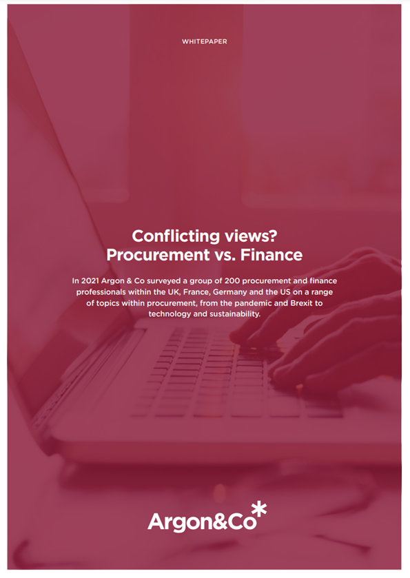 Conflicting Views? Procurement vs. Finance - Argon & Co